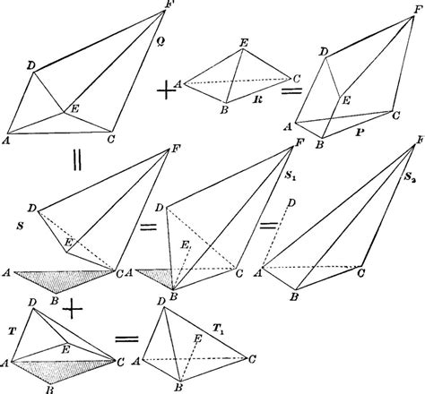 Truncated Triangular Prism Vintage Illustration 13872161 Vector Art