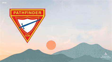 Pathfinder Sda Logo Red Pathfinder Club Logo Art Board Print For Sale