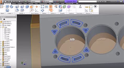 การใชโปรแกรม Autodesk Inventor ในขนตอนการเขยน 3D สวนประกอบของเสอสบเครองยนตV12 engine