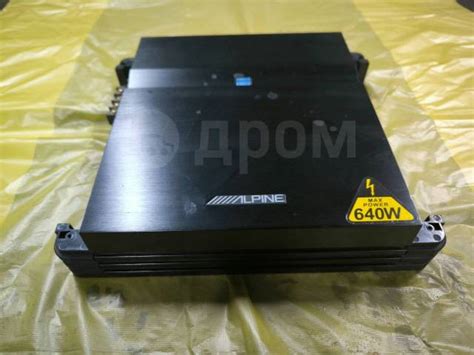 Усилитель Alpine PMX-F640, 4-канальный, б/у, в наличии. Цена: 7 000₽ в ...