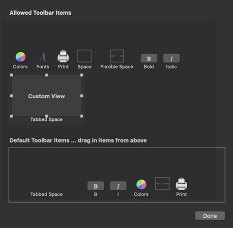 Macos How To Align A Toolbar Or Its Items With The Leading Edge Of