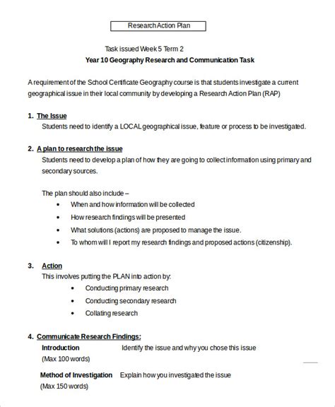 Action Plan Templates 25 Free Printable Word Excel PDF Formats Samples Examples Forms