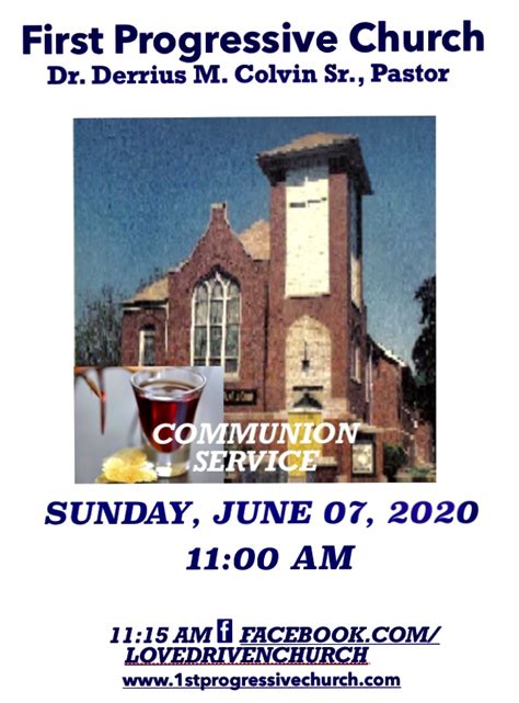 Remembering Christs Sacrifice First Progressive Church