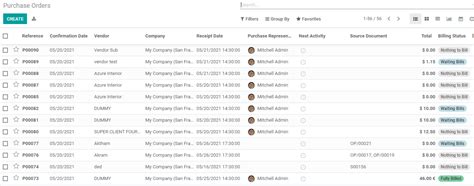 ease of using rfq and po with odoo 14 purchase module