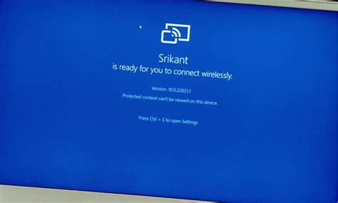 How To Connect Wireless Display In Windows To TV