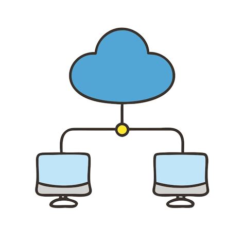 평평한 네트워크 아이콘 투명한 Png 터 계층 일러스트레이션 프리미엄 벡터