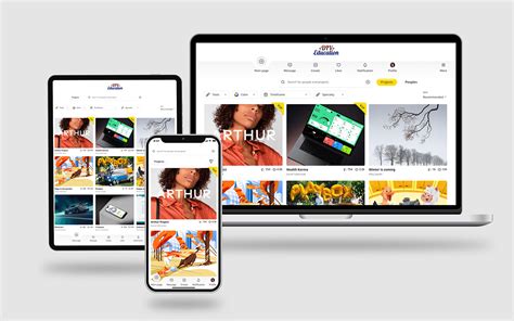 Education And Portfolio Web Design UI UX Case Study Behance