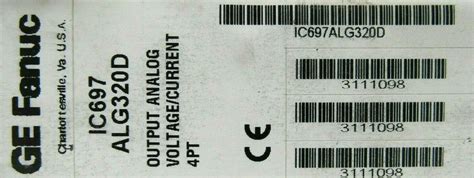 NEW SEALED GE FANUC IC ALG D OUTPUT MODULE SB Industrial Supply Inc