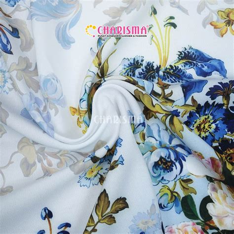 Charisma Bahan Kain Printing Fifone Silk - Charisma