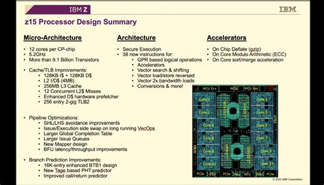 hot chips 2020 live blog ibm z15 a 5 2 ghz mainframe cpu 11 00am pt