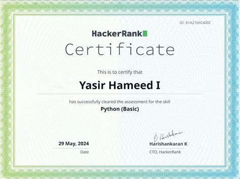 Yasir Hameed On Linkedin Thrilled To Share My Basic Python Completion