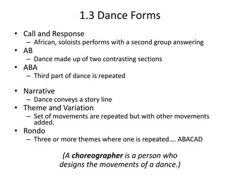 Ppt The Structures And Purpose Of Dance Powerpoint Presentation Free Download Id 2085382