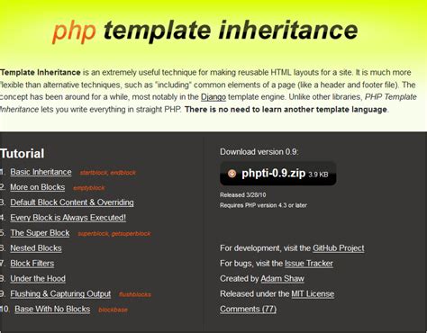 Php Template Inheritance Php Template Inheritance Two Sigma