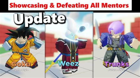 Mentors Update Whis Goku Trunks Showcase In Dragon Soul YouTube