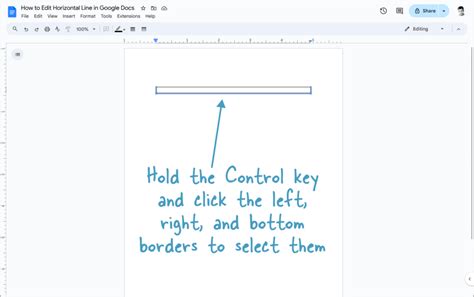 How To Edit Horizontal Line In Google Docs Using Tables