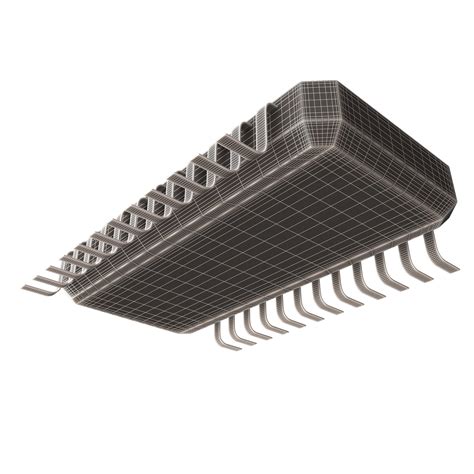 Microchip 3d Model By Khaganfx