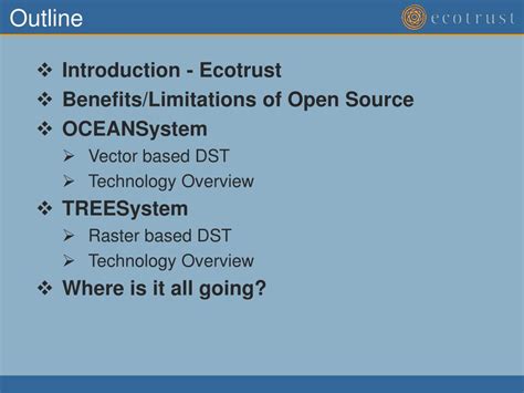 ppt web based open source gis decision support tools for natural