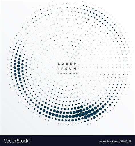 Halftone Dots Frame Background Design Royalty Free Vector