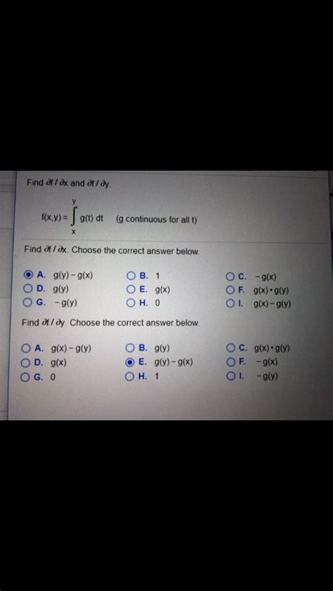 solved find partial differential f partial differential x