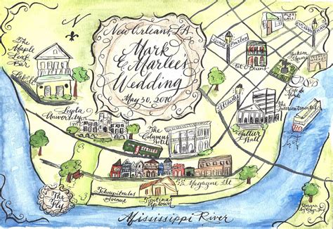 Designs By Robyn Love Calligraphy Wedding Maps In Watercolor Part 2