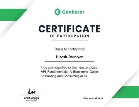 dipesh rauniyar on linkedin api softwaredevelopment masterclass geekster learning fresher
