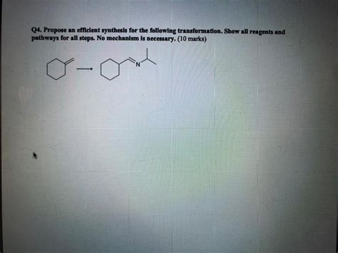 Solved Q4 Propose An Efficient Synthesis For The Following