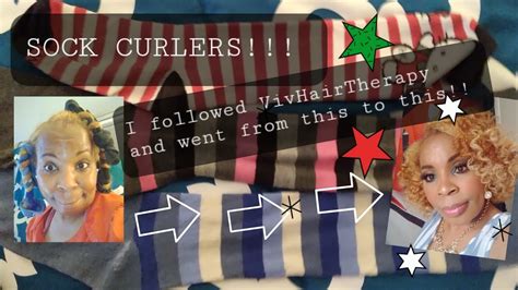 Using SOCKS To Curl My Hair YouTube