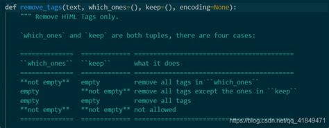 Python爬虫去除html中特定标签、去除注释、替换实体爬虫时如何去除网页的body里的header Csdn博客