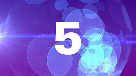 프리미엄 스톡 영상 행성 배경에서 숫자 카운트다운