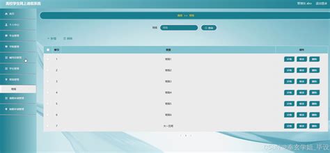 java vue计算机毕设高校学生网上请假系统【源码 程序 论文 开题】 csdn博客