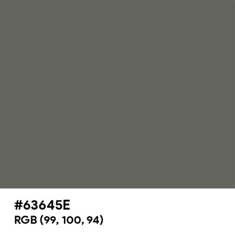 Zombie Gray Color Hex Code Is 63645e Zombie Gray Color Hex Code Is 63645e