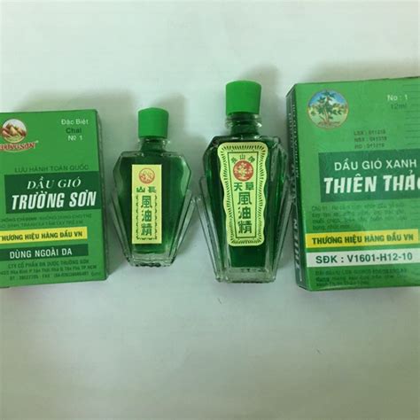 Dầu gió xanh Thiên Thảo 6ml Trường Sơn 12ml Shopee Việt Nam