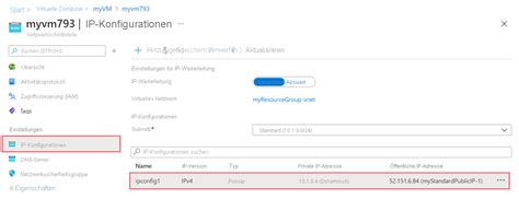 Verwalten Einer öffentlichen Ip Adresse Mit Einer Azure Vm Azure Virtual Network Microsoft Learn