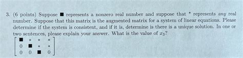 Solved 6 ﻿points ﻿suppose Represents A Nonzero Real Number