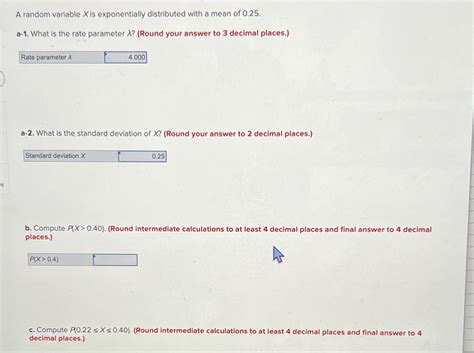 Solved A Random Variable X ﻿is Exponentially Distributed