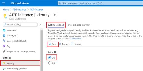 Set Up An Instance And Authentication Portal Azure Digital Twins