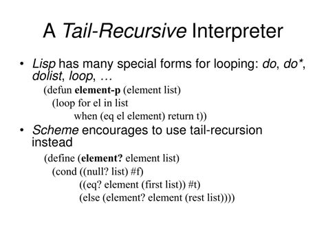 Ppt Introduction To Lisp Powerpoint Presentation Free Download Id