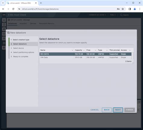 Vmware Esxi 8 Add Extents To Datastore Server World
