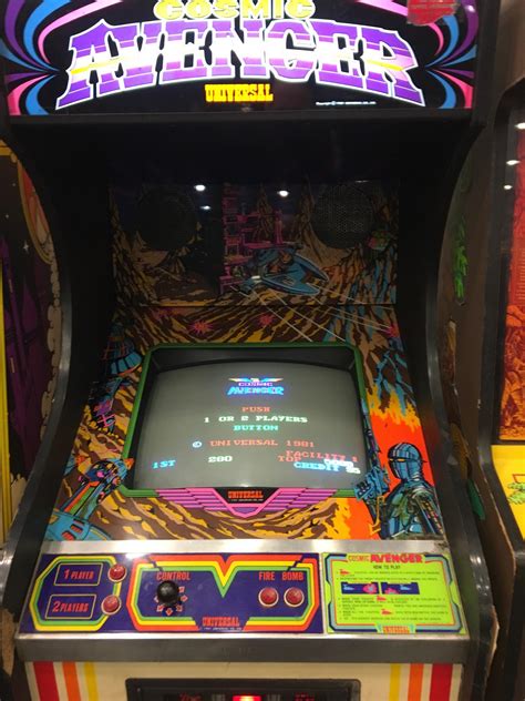 Cosmic Avenger Arcade Cabinet 1981 Space Shooter From Universal Retrogaming
