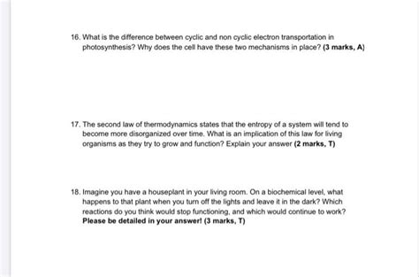 Solved 16 What Is The Difference Between Cyclic And Non Chegg Com