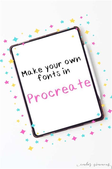 how to make your own font procreate ipad tutorials create your own