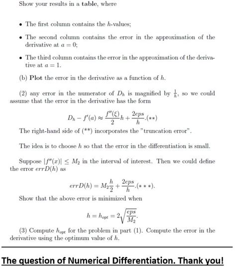 Solved Matlab To Solve Suppose We Would Like To Numerically