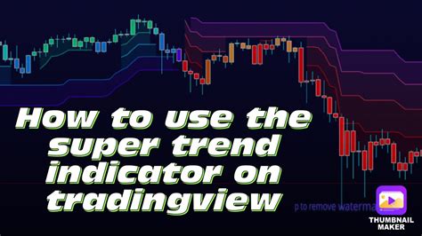 How To Use The Supertrend Indicator On Trading View YouTube