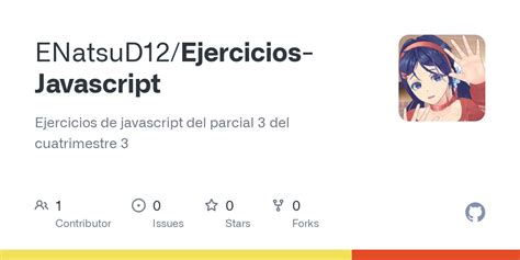 Github Enatsud12ejercicios Javascript Ejercicios De Javascript Del