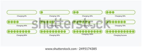 Percentage Loading Bar Infographics Icon Set Stock Vector Royalty Free 2495174385 Shutterstock