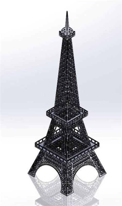 Portable Eiffel Tower DXF File Etsy