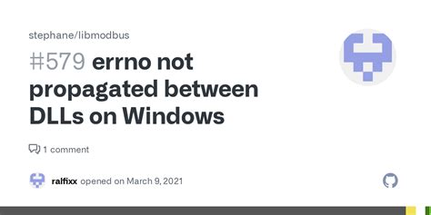 errno not propagated between dlls on windows · issue 579 · stephane