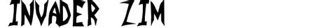 Invader Zim Font Download