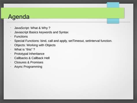 Object Oriented Javascript Odp Web Development Internet