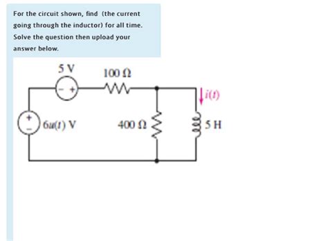 Solved For The Circuit Shown Find The Current Going Chegg